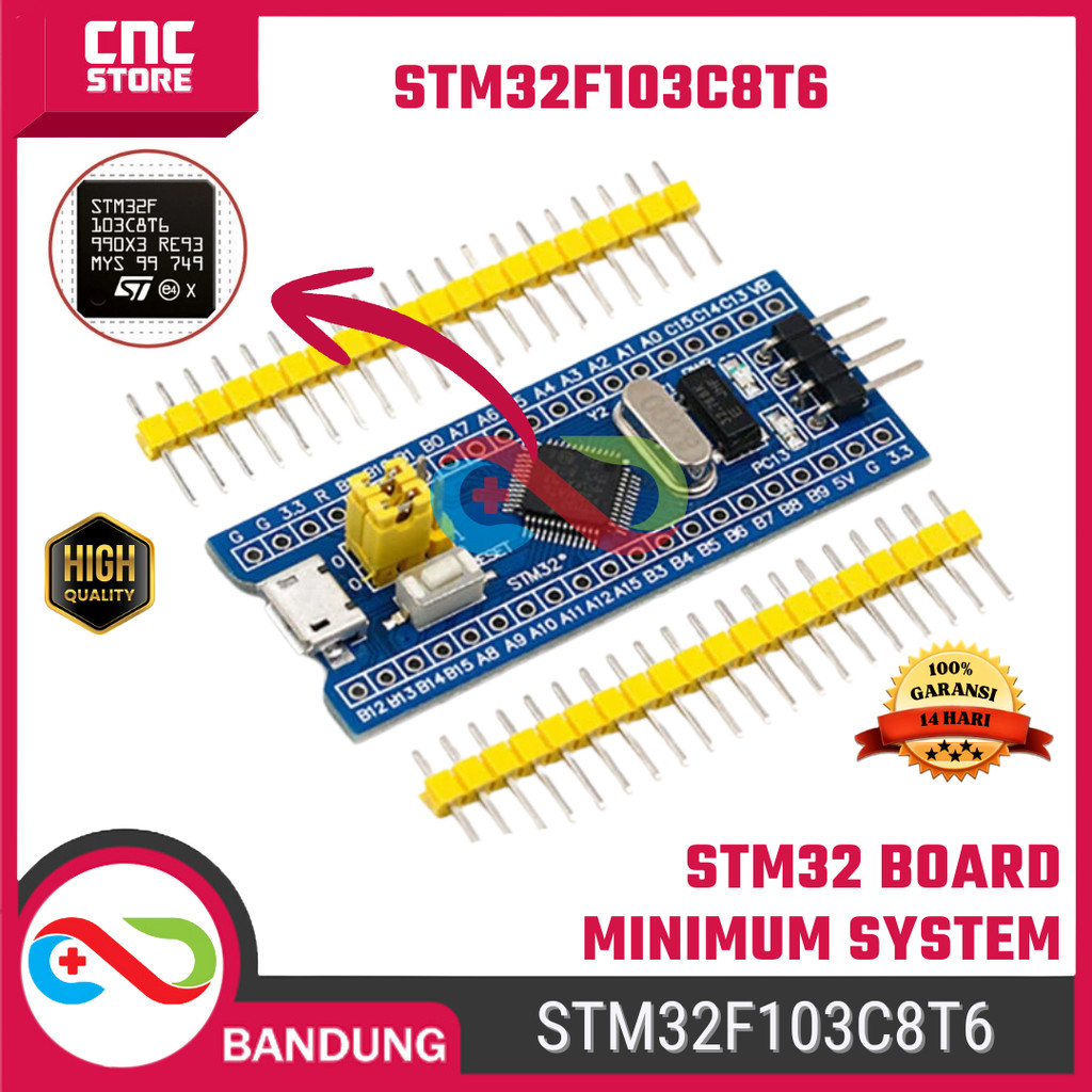 STM32F103C8T6 Arm STM32 Minimum System Board Module – Electronic ...