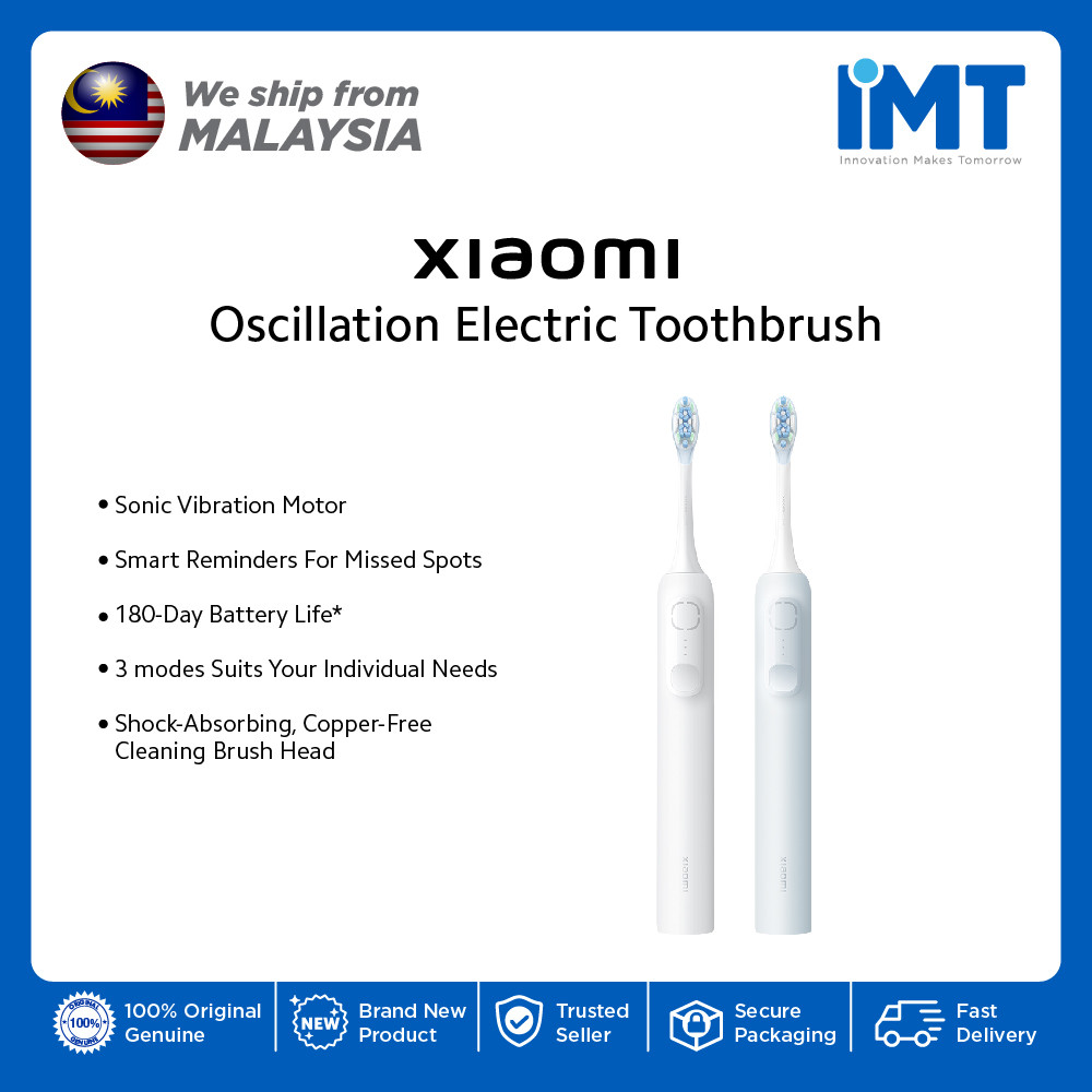 Xiaomi Oscillation Electric Toothbrush | Sonic Vibration Motor | 180 ...