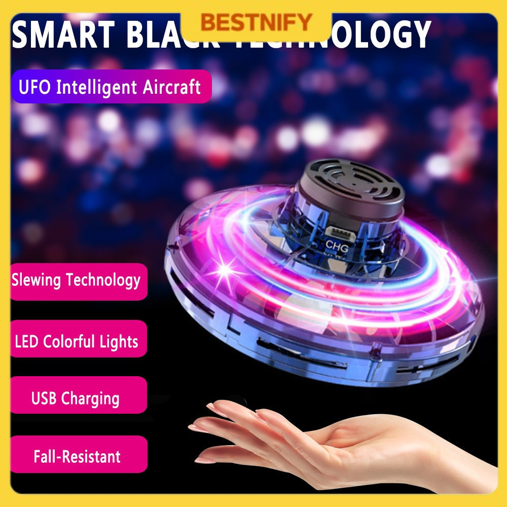 Flying Orb Toys with 360° Rotating Flynova Pro UFO Flying Toys ,Built ...