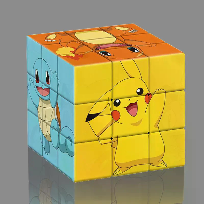 Pokémon Pokémon Pikachu Jenny Turtle Third-Order Rubik's Cube Toys ...