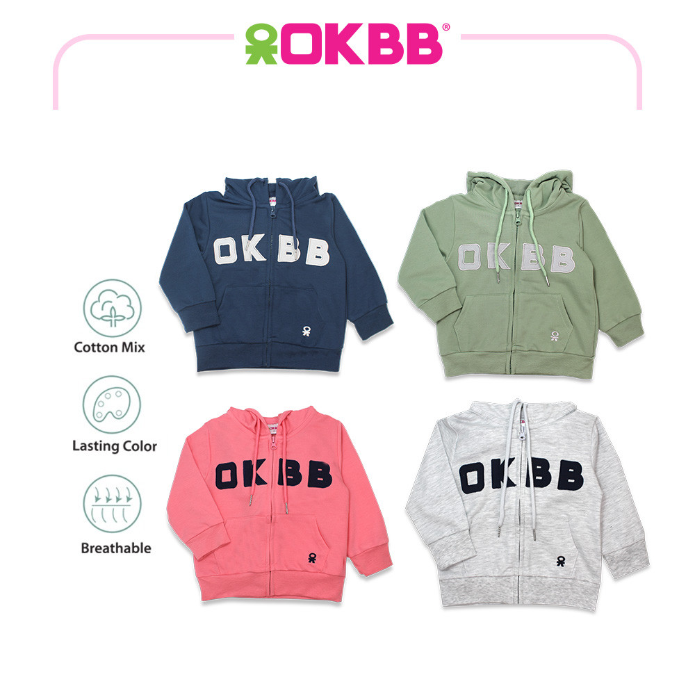 OKBB TODDLER HOODIE JACKET F3398 | Shopee Malaysia