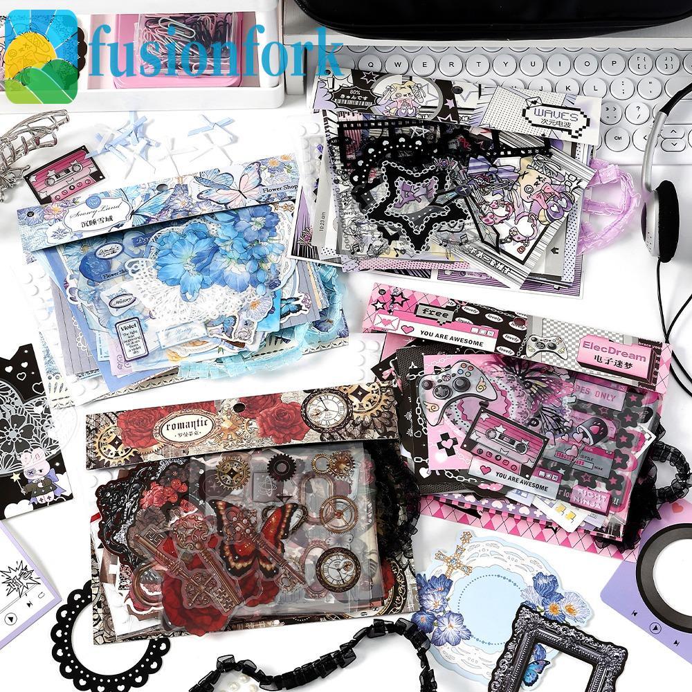 FUSIONFORK DIY Itabag Insert Material, Flower Lace Ribbon Itabag Decor ...
