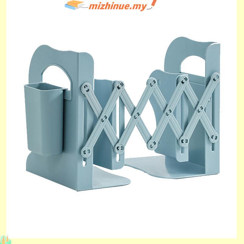 Retractable Bookends For Shelves Book Support Stand Set Adjustable ...