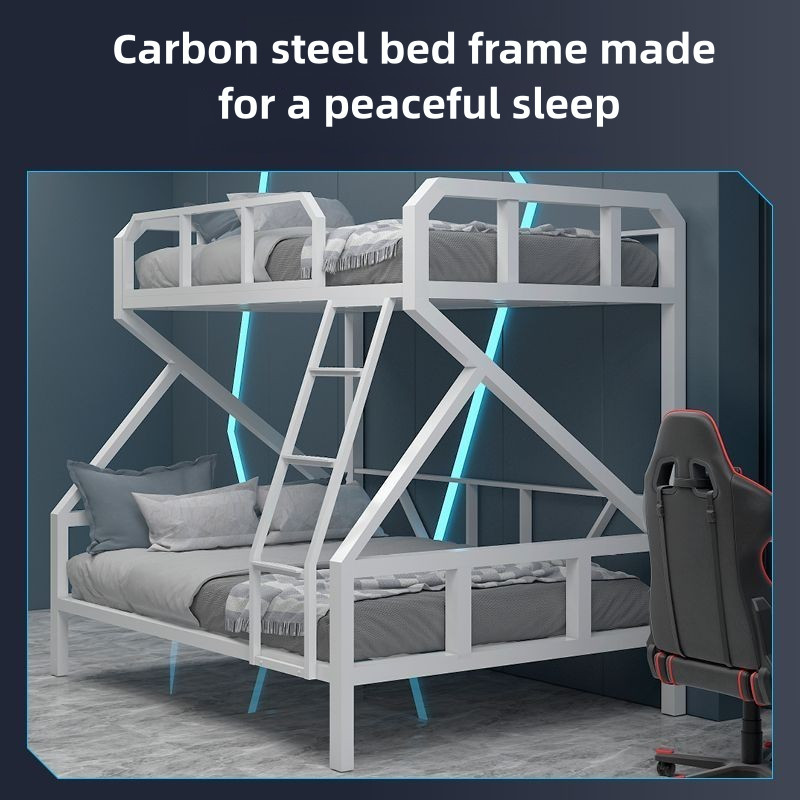 Double Decker Steel Bed Frame Heavy Duty Extra Thick Steel double ...