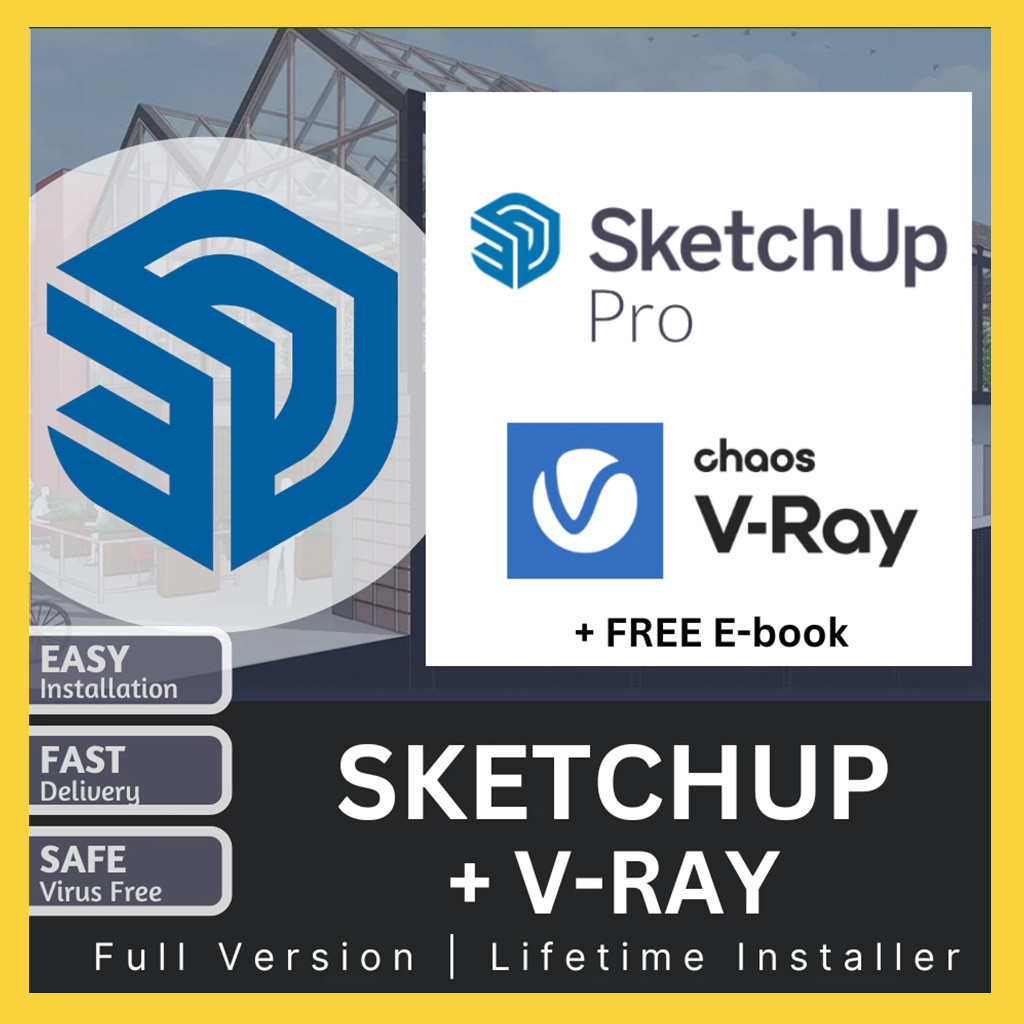 🔥SketchUp Pro 2026🔥 Latest Full Version | 3D Modellin | V-Ray 7.2 ...