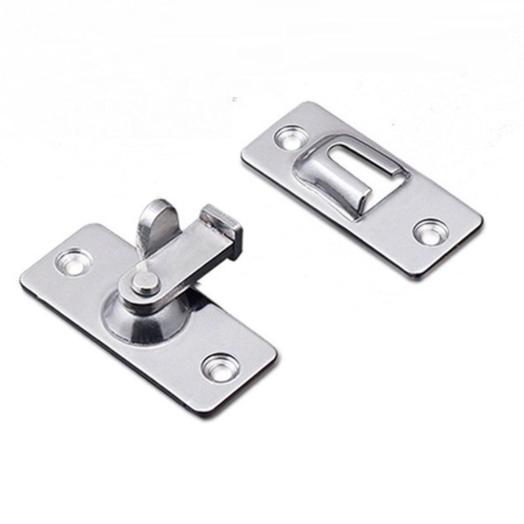 Mirror-Life Door Lock 90 Degree Barn Door Latch Bolt Stainless Steel ...
