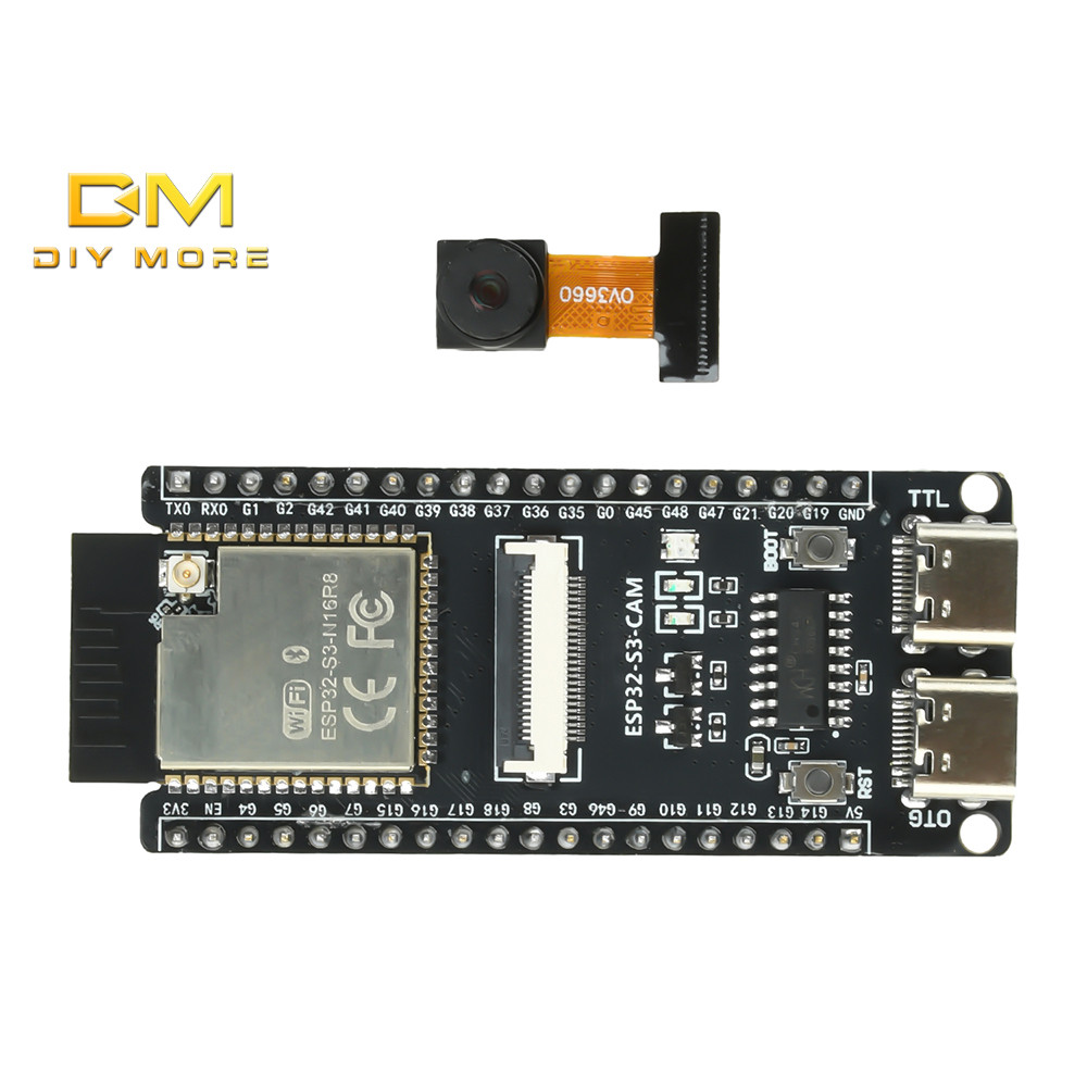 DIYMROE ESP32-S3-CAM Development Board Wifi Bt Core Board With Ov3660 ...