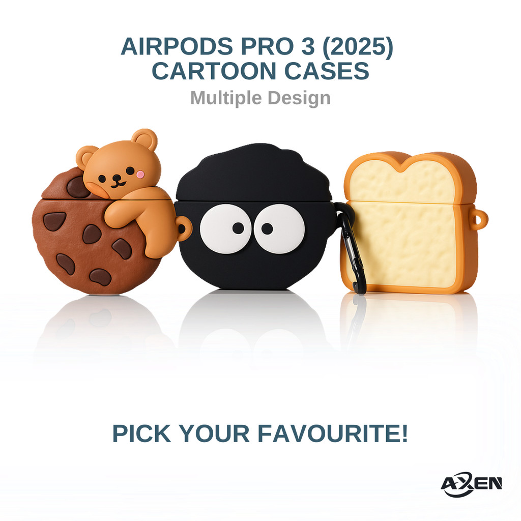 AirPod Pro 3 (2025) Cute Silicone Case – Compatible with 48 Cartoon ...