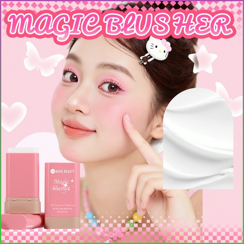pH Magic Blush Stick Color-changing blush, solid temperature-changing ...
