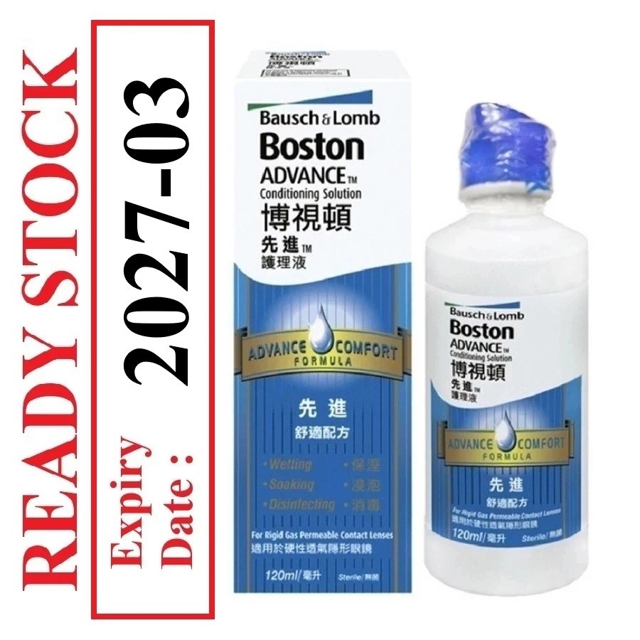 Boston Advance Comfort 120ml – Larutan Penjagaan Kanta RGP / Boston ...
