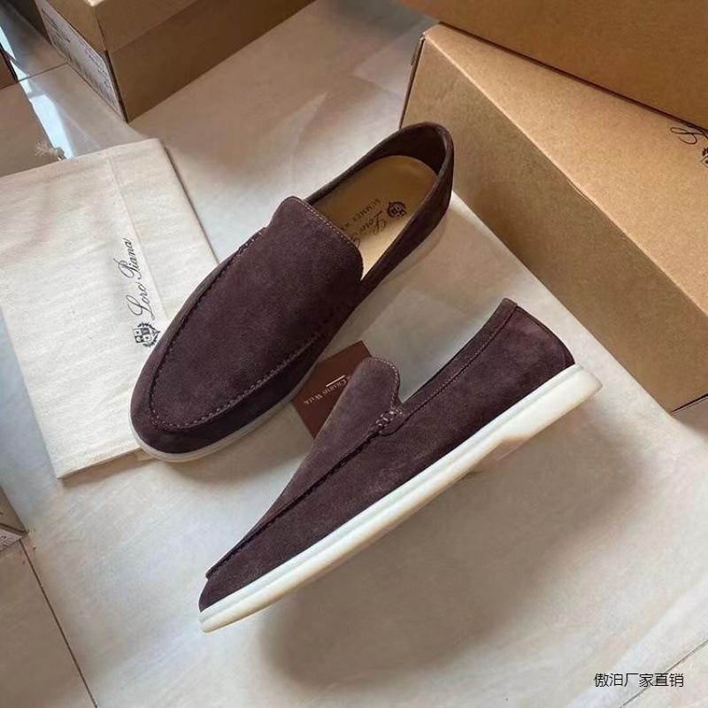 Loafers, LP, Genuine Leather, Couple Style, Flat Sole, Casual Loafers ...