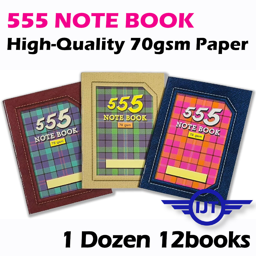 555 NOTEBOOK | BUKU NOTA 555 | Captain 555 Note Book 70g | POCKET NOTE ...