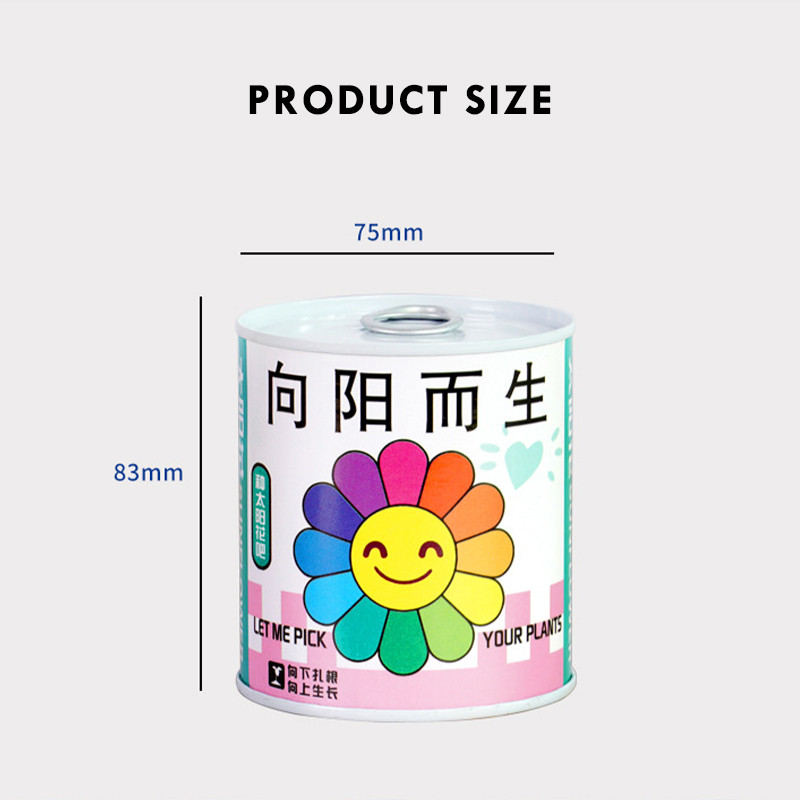 DIY Mini Potted Canned Pot Plant Kids Children's Planting Lucky Plant ...
