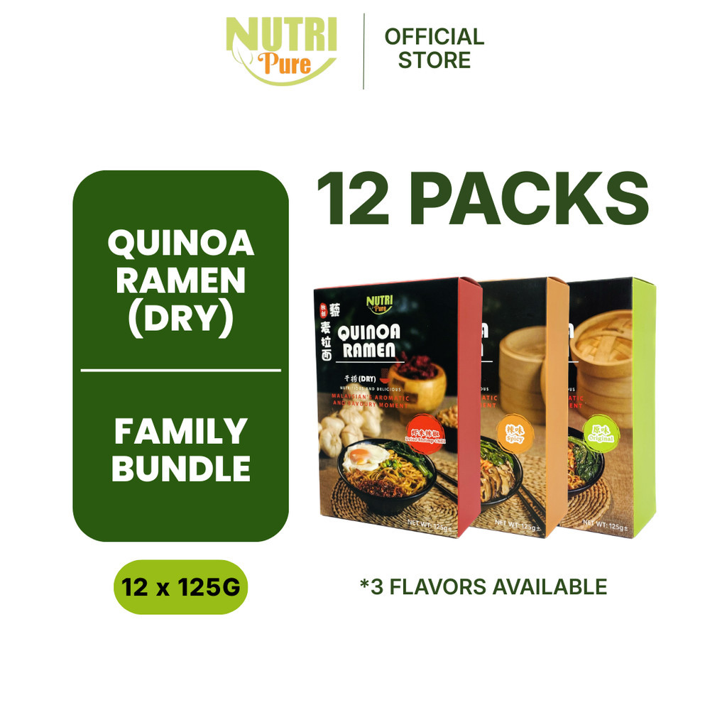 Quinoa Dry Ramen 12-Pack (Family Bundle) | Shopee Malaysia