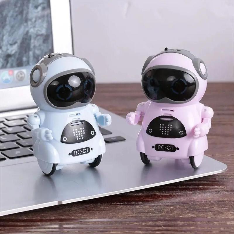 Pocket Emo Robot Talking Interactive Dialogue Voice Recognition Record ...