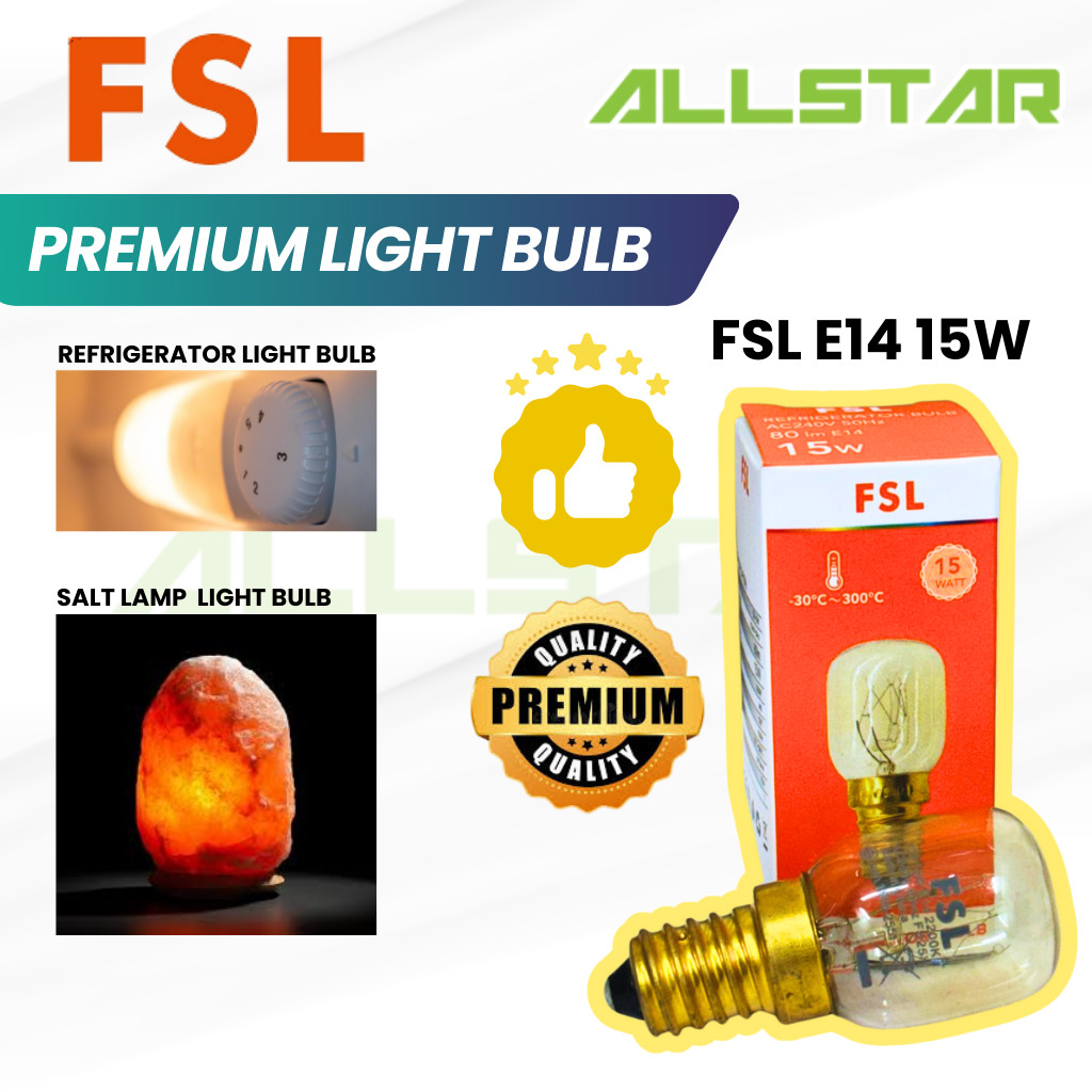 THL Refrigerator Bulb T20 15W E14 / FSL E14 PREMIUM - Salt Crystal Lamp ...