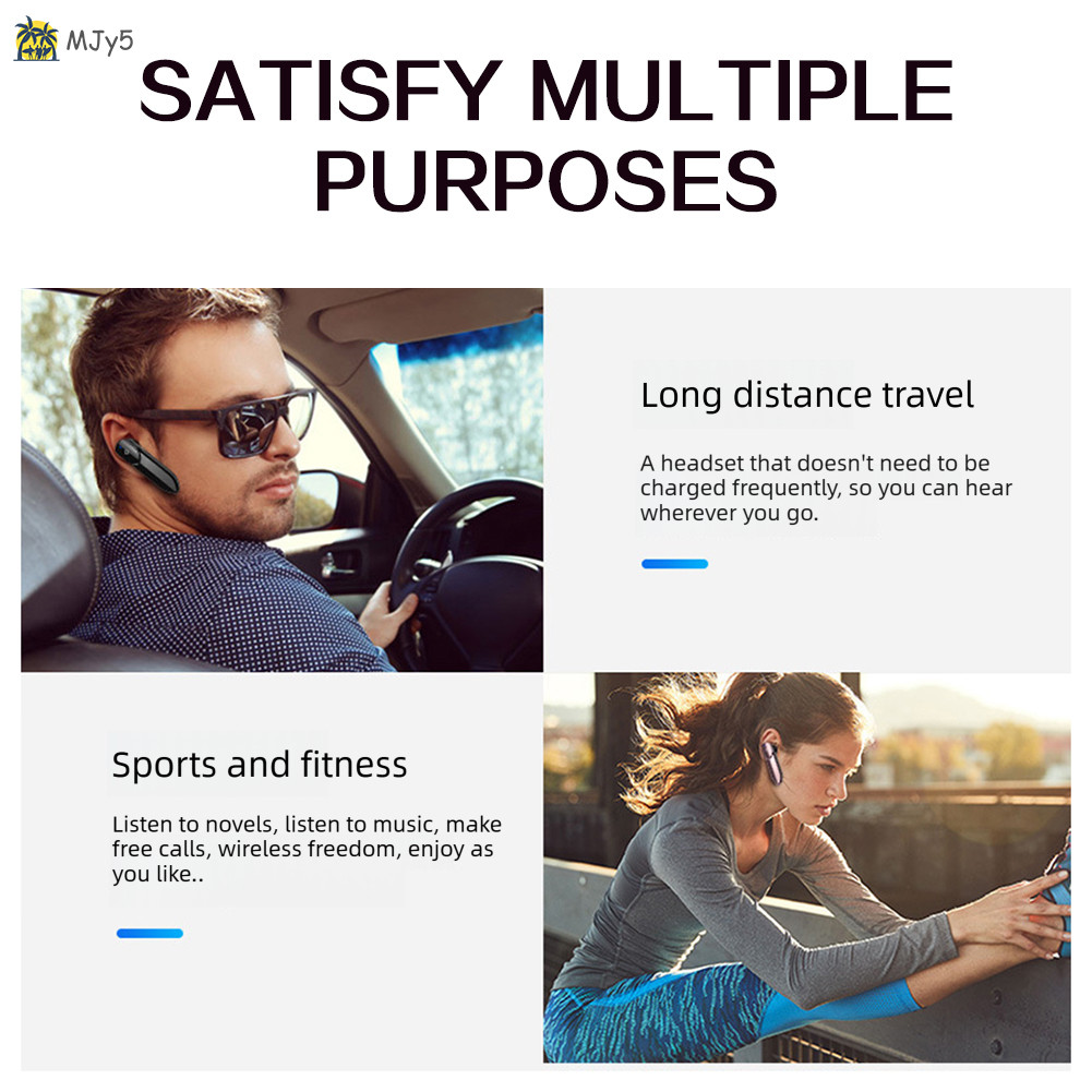 Comfortable Single Wireless Earbud For Office And Gym Crystals Clear ...
