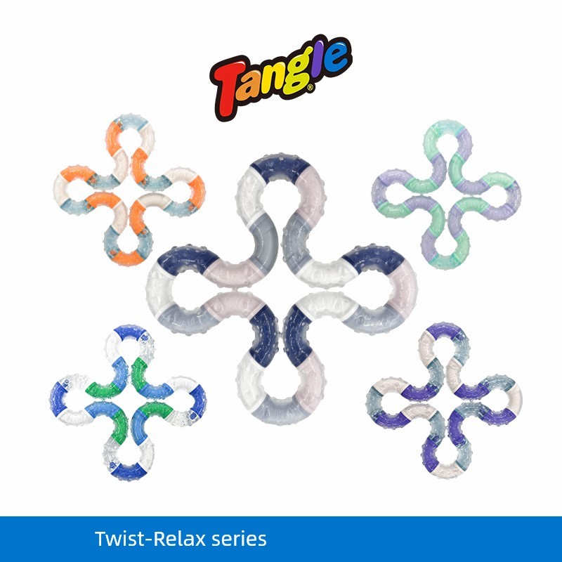 专注力训练 手指玩具 解压神器 Stress Relief Tangle Toys 扭扭乐 Tangle Official Genuine ...