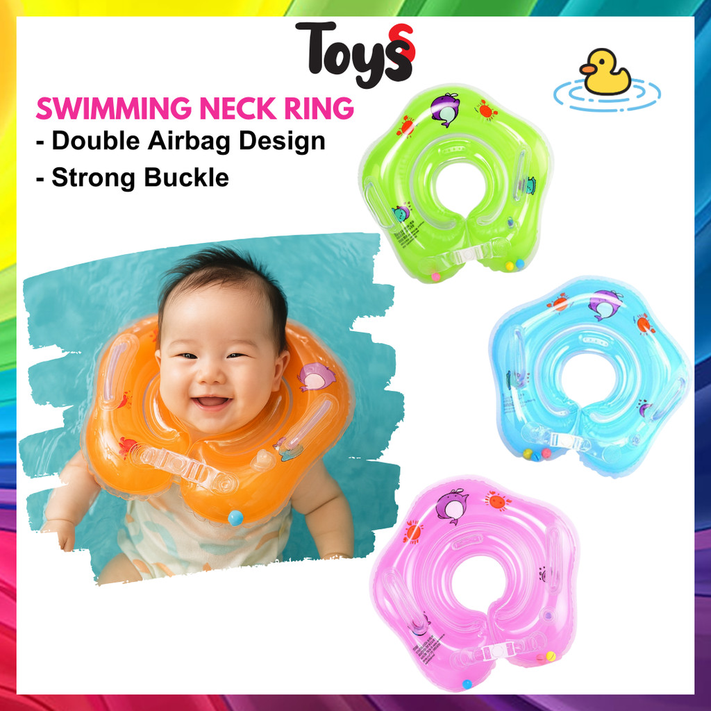 Toyss Neck Float Baby Swimming Pelampung Baby 6 Bulan Float Baby ...