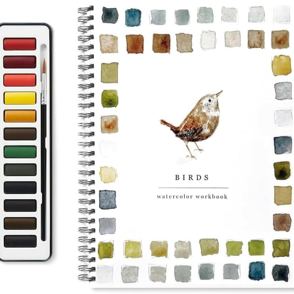Beginner Color Mixing Watercolor Exercise Book/Outdoor Watercolor ...