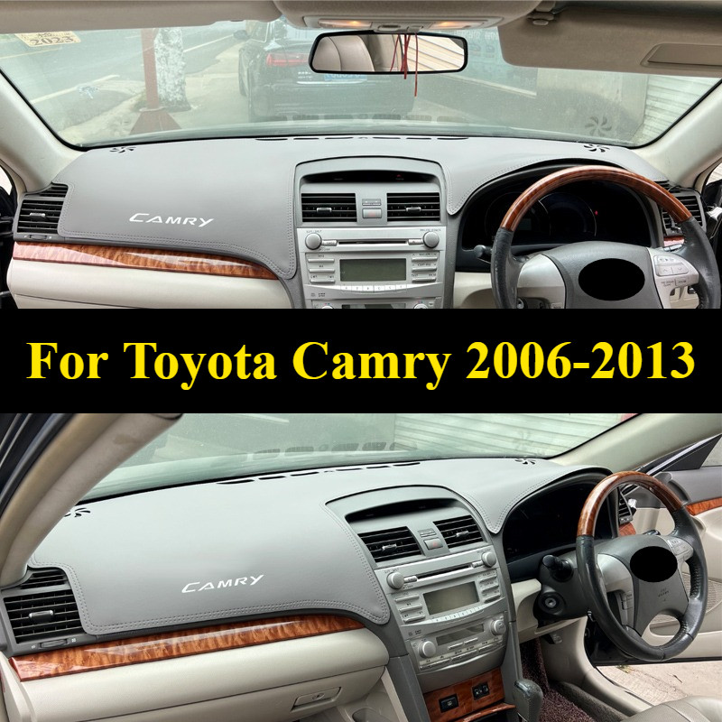 Leather Dash Mat for Toyota Camry 2006-2013 6th Gen RHD Anti-Glare UV ...