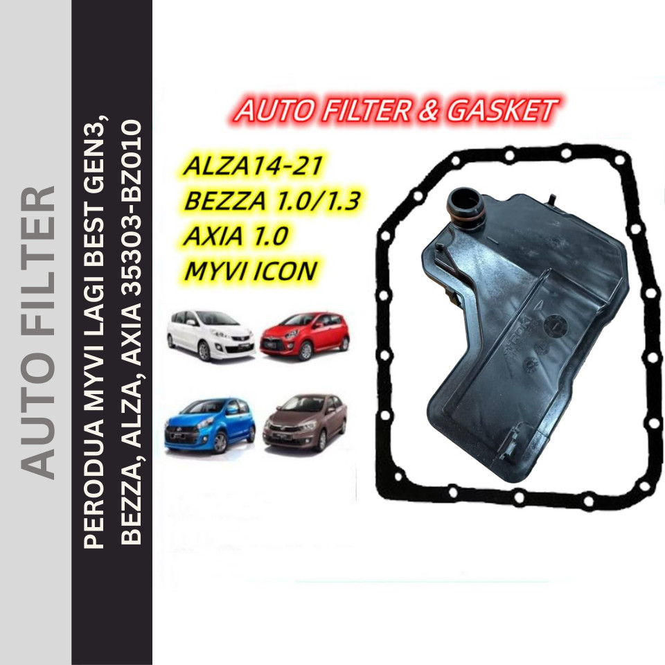 Perodua Myvi Lagi Best Gen3, Bezza, Alza, Axia Auto Transmission Filter ...