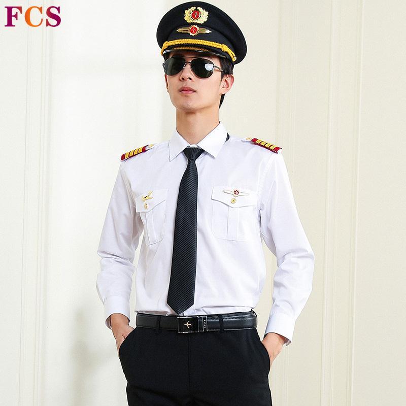 [Quick Shipment] Airport Ground Service Uniform Captain Uniform Male ...