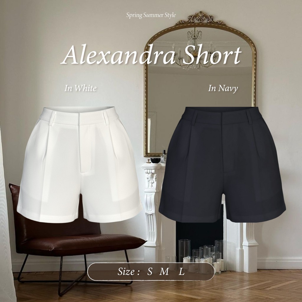 SpringSummerStyle Alexandra Short Pants | Shopee Malaysia