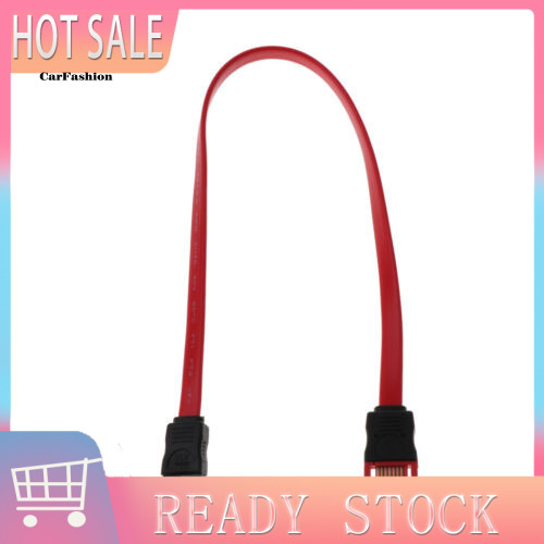 Red SATA 7 Pin Male to SATA 7 Pin Female Extension Cable Cord for HDD ...