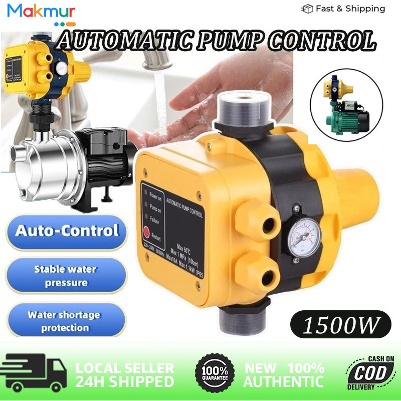 1500W Water Pump Pressure Controller Regulator Home Water Pump Enjin ...