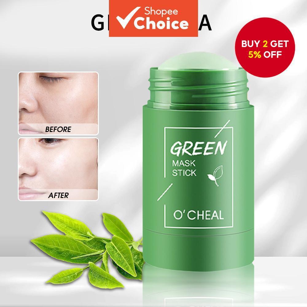 Green Tea Solid Mask for Gentle Cleansing and Blackhead Removal ...