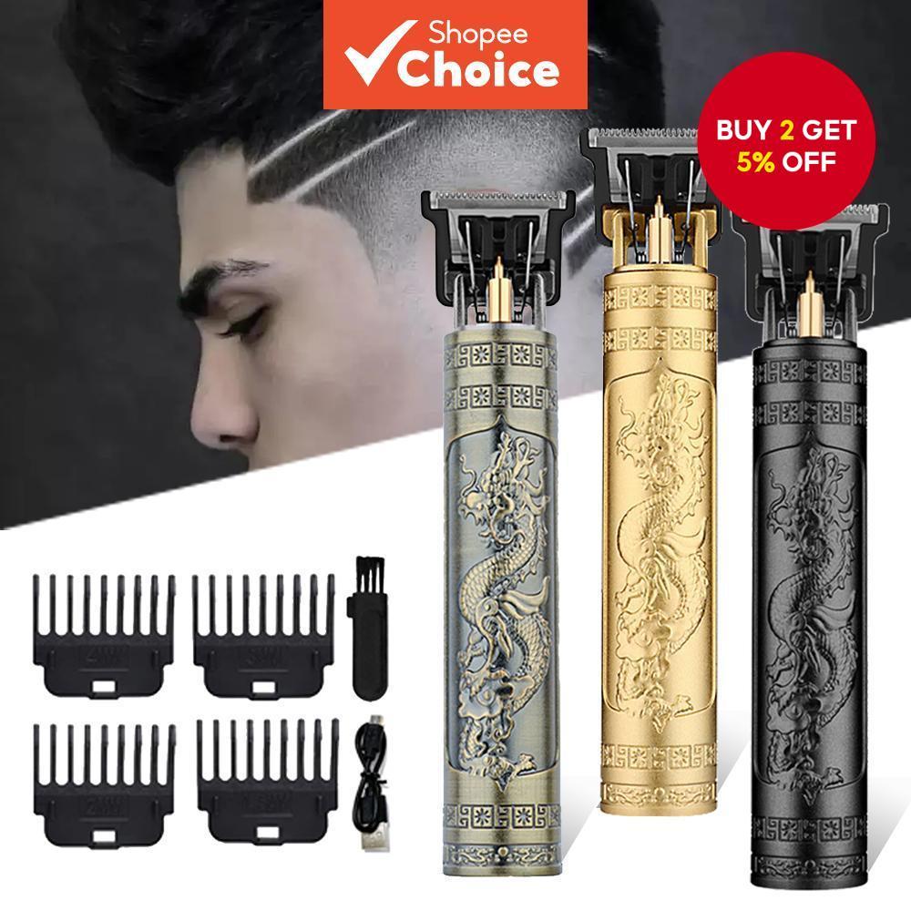 T T9 Men's Razor, Professional Hair Clipper T-Shaped Knife Trimmer ...