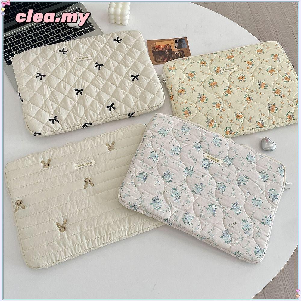 CLEA Laptop Sleeve , Rabbit Broken Flowers Laptop Bag, Large Capacity ...