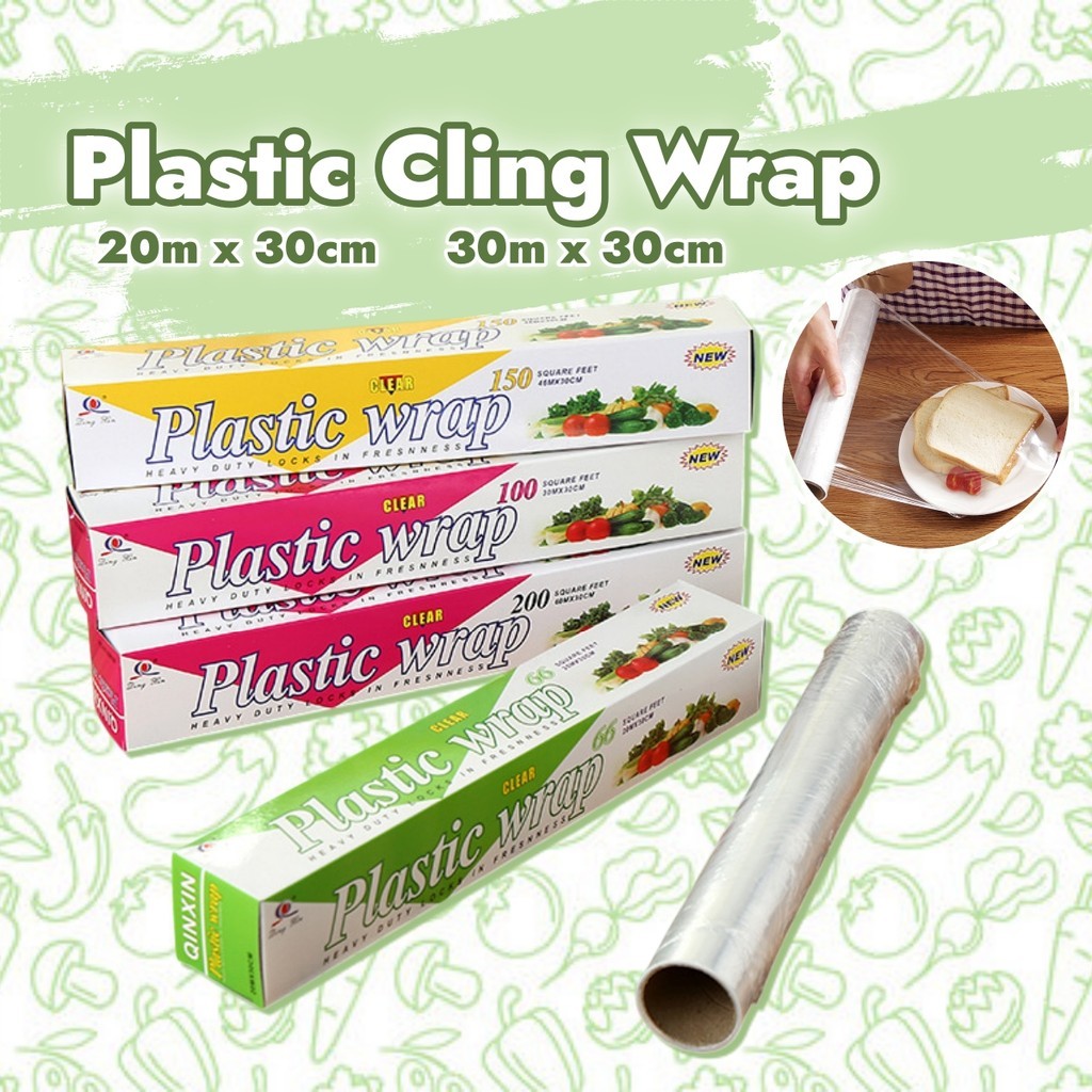 Food Wrap Cling Film Clear Food Wrap Film Food PE Plastic Kitchen ...