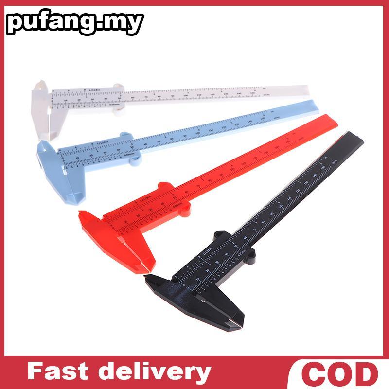 pu 0-150mm double rule scale plastic Vernier caliper measuring Student ...