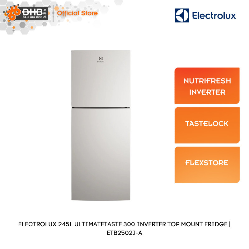 Electrolux 225L UltimateTaste 300 Top Freezer Refrigerator ETB2502J-A ...