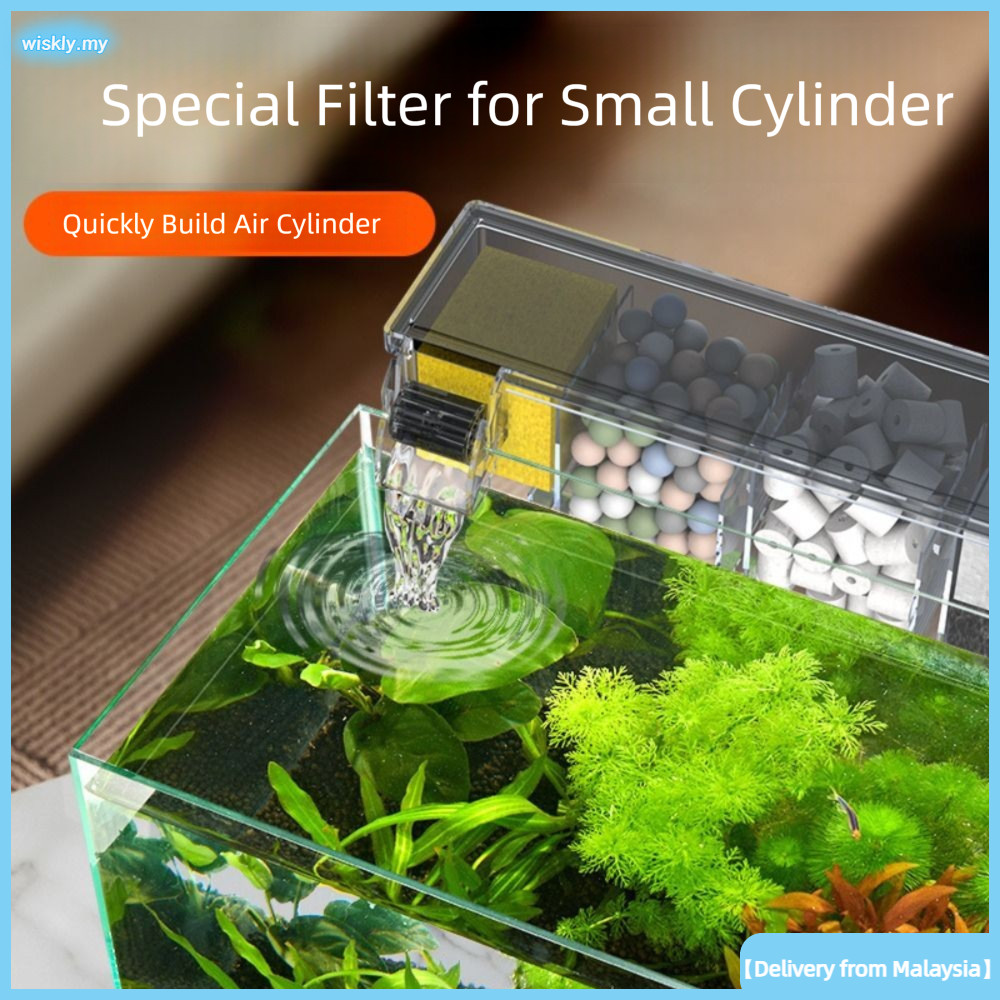【Delivery from Malaysia】WISKLY Waterfall Filter Box, Circulating Built ...