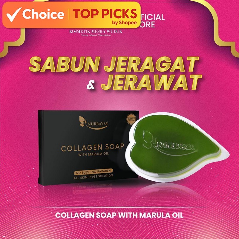 NURRAYSA Collagen Soap With Marula Oil | Shopee Malaysia
