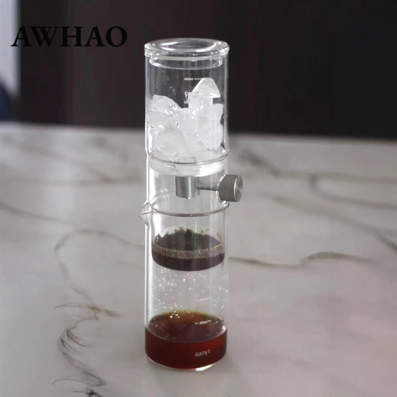 [AWHAO] Ice Drip Coffee Machine, Smooth Dripper, Compact, Concentrate ...