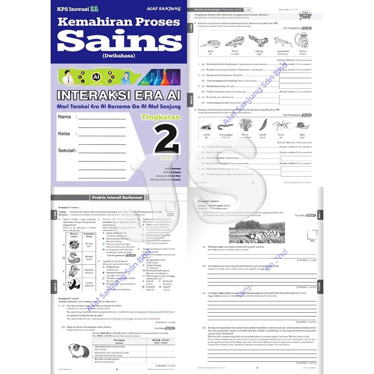 📚MODUL INOVASI 11 INTERAKSI ERA AI KEMAHIRAN AMALI SAINS TINGKATAN 1 2 ...