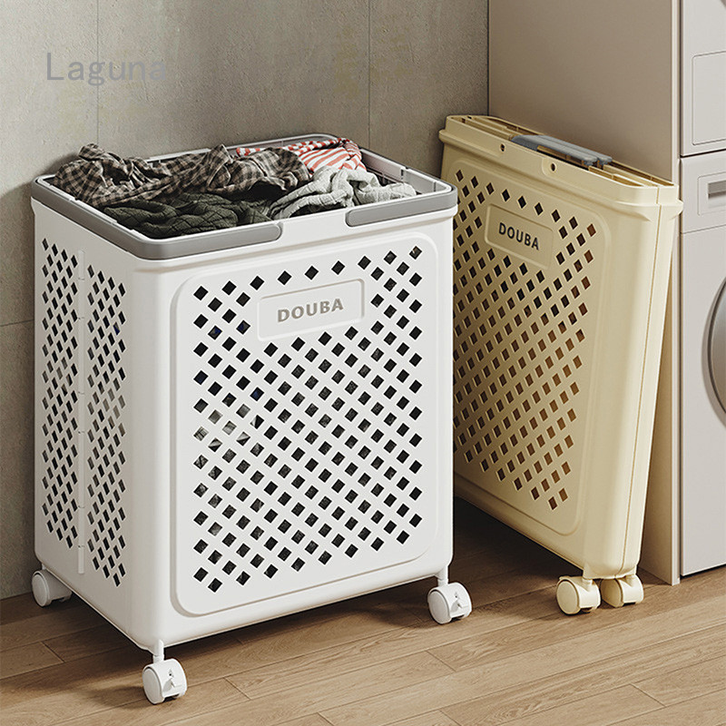 【Laguna】Foldable dirty clothes basket large capacity dirty clothes ...