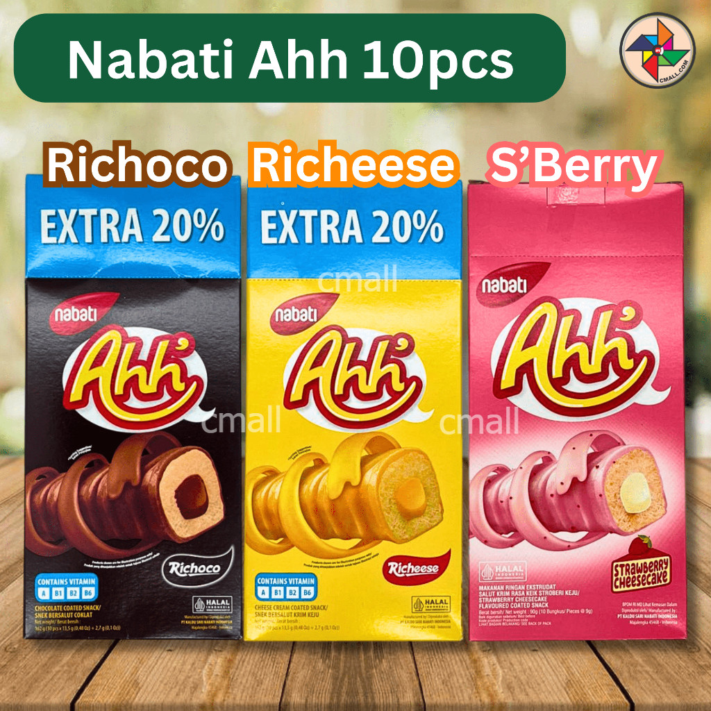 [HALAL] Nabati Ahh Wafer Bite Snack Extra 20% Richoco / Richeese ...
