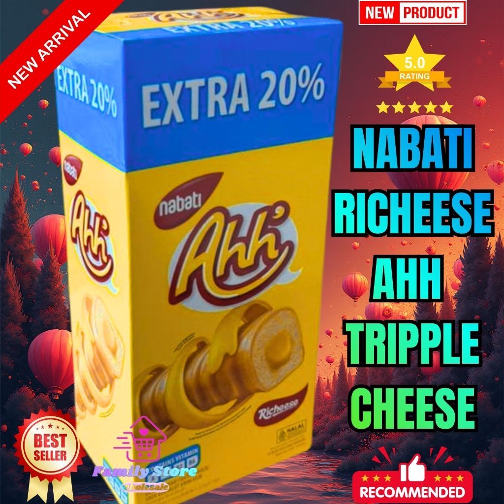 NABATI RICHEESE AHH TRIPLE CHEESE | Shopee Malaysia