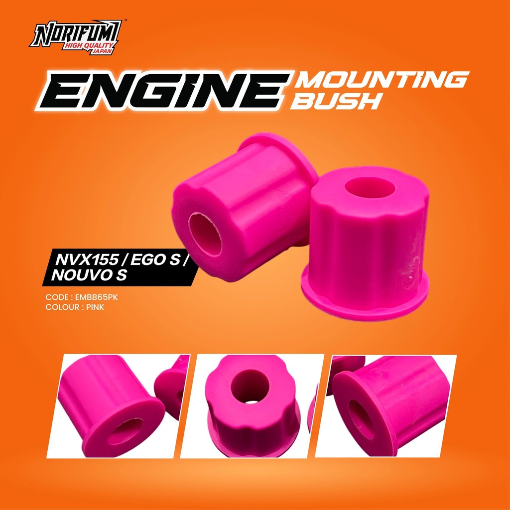 NORIFUMI ENGINE MOUNTING BUSH NVX155 V1 V2 / NMAX V2 / EGOS / NOUVO S ...