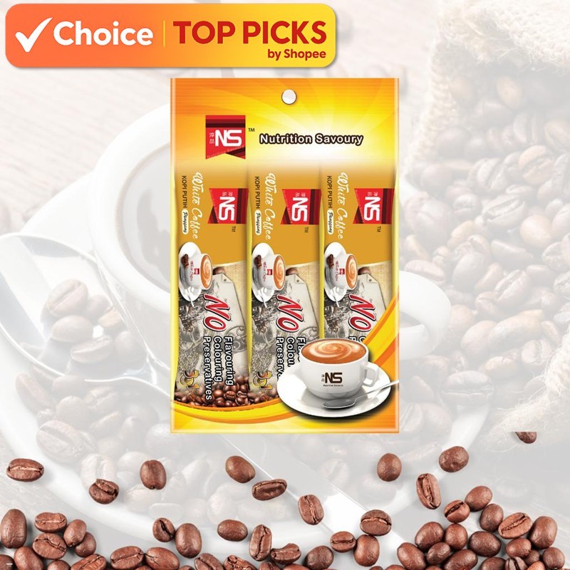 [Shopee Choice] NS White Coffee 3 in 1 - Convenient Pack | Shopee Malaysia