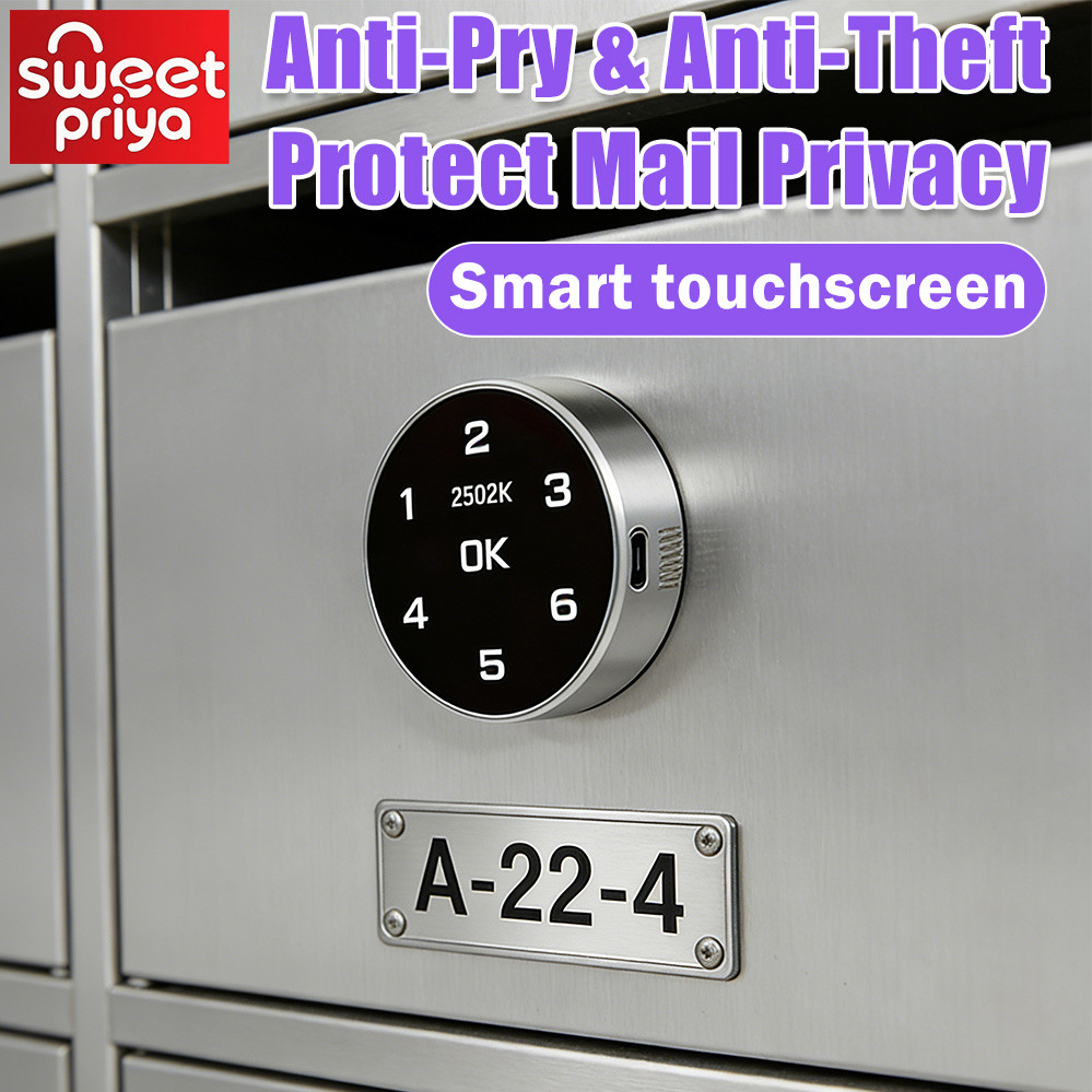 Punching-Free Malaysia Mailbox Lock Touch Screen Digital Password ...