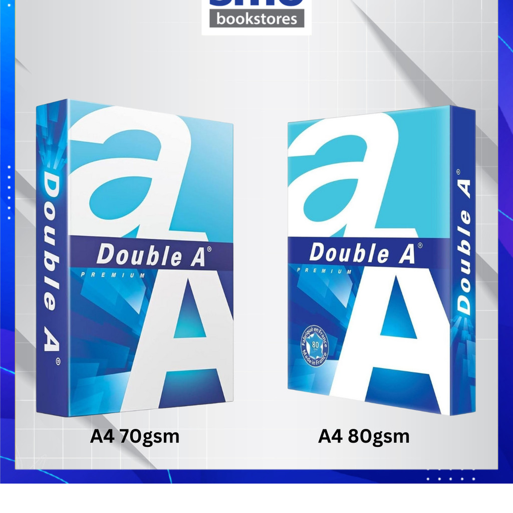 [DOUBLE A] A4 70gsm & 80gsm DOUBLE A PAPER | Shopee Malaysia