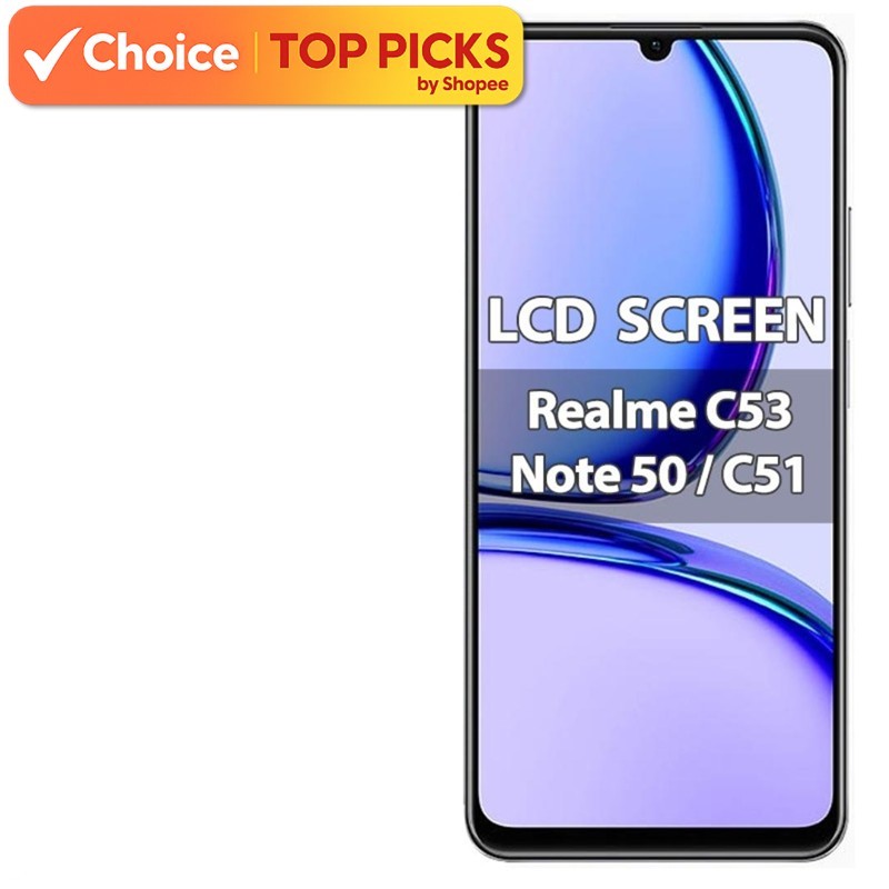 LCD Screen for Realme C53/Note 50/C51 Display Touch Screen Digitizer ...