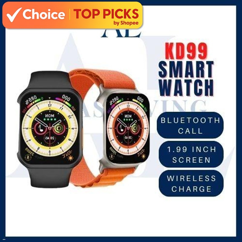 KD99 Smartwatch Series 8 (45mm) - Bluetooth Call Wireless Charging ...