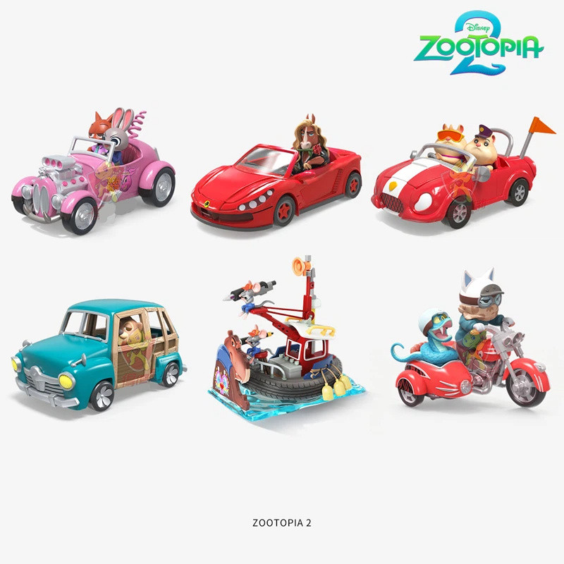 Zootopia 2 Character Car Models - Judy & Nick, Mayor Lionheart’s ...